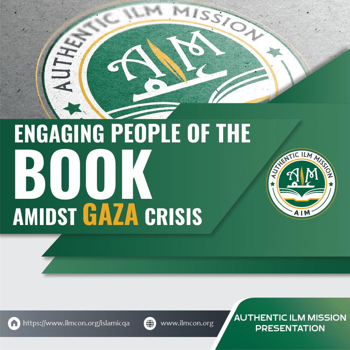 Engaging People of the Book Amidst Gaza Crisis | Authentic Ilm Mission